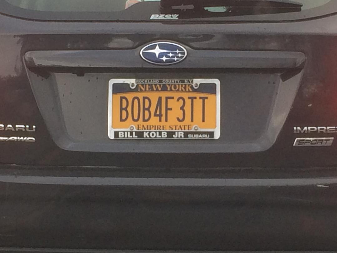 "BOB4F3TT" License Plate in New York - Image Galleries - Boba Fett Fan Club