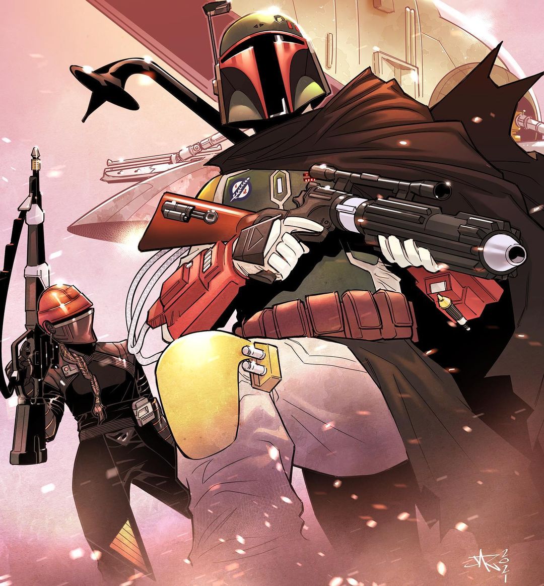 Boba Fett and Fennec Shand by Jose Jaro (2021) - Image Galleries - Boba Fett Fan Club
