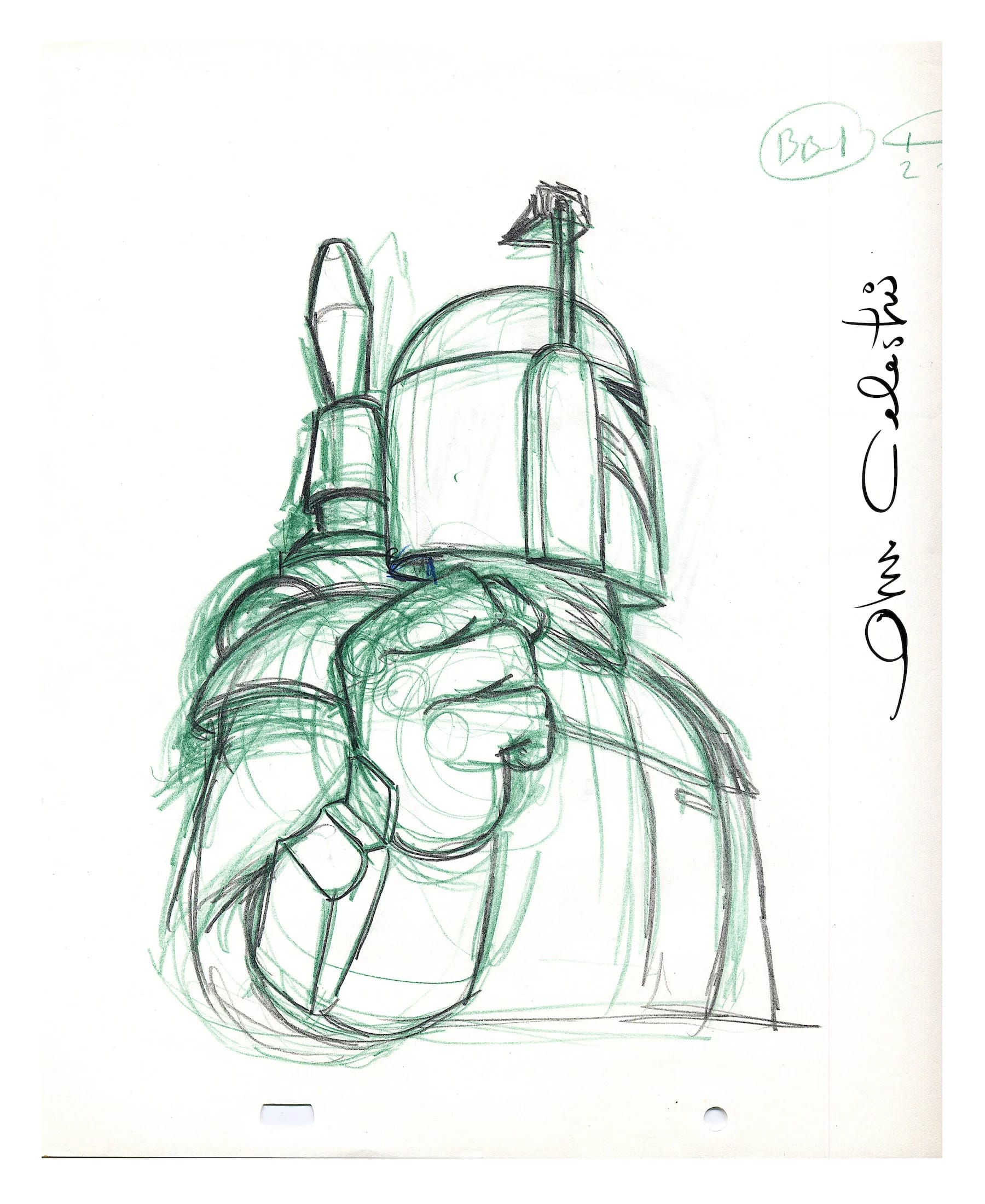 "Holiday Special" Rough First Pass Poses for Boba Fett by John Celestri ...