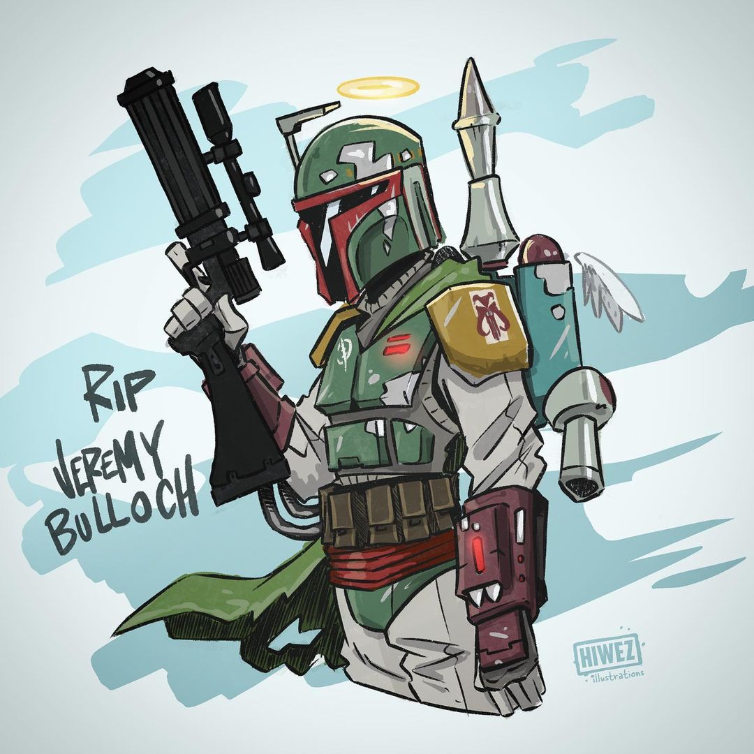 Jeremy Bulloch Tribute by Hiwez Illustrations - Image Galleries - Boba ...