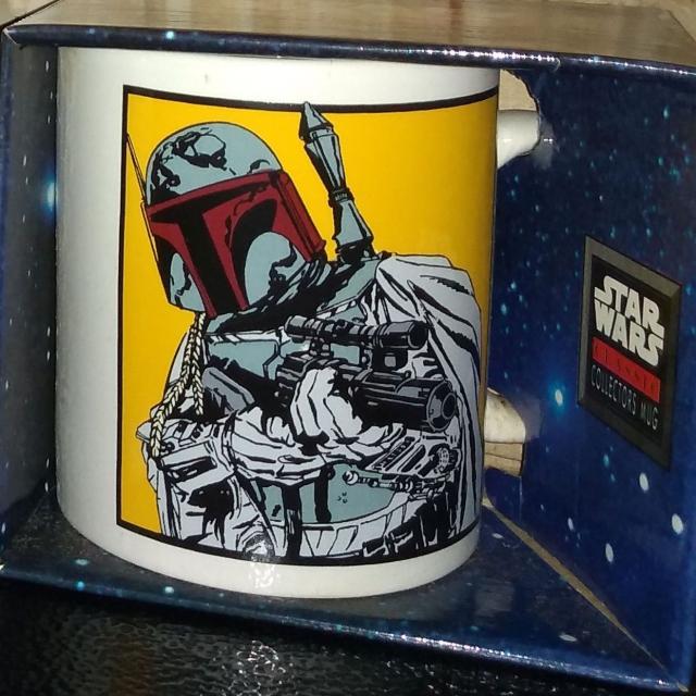 Downpace Ltd. Boba Fett with Yellow Background Mug - Boba Fett ...