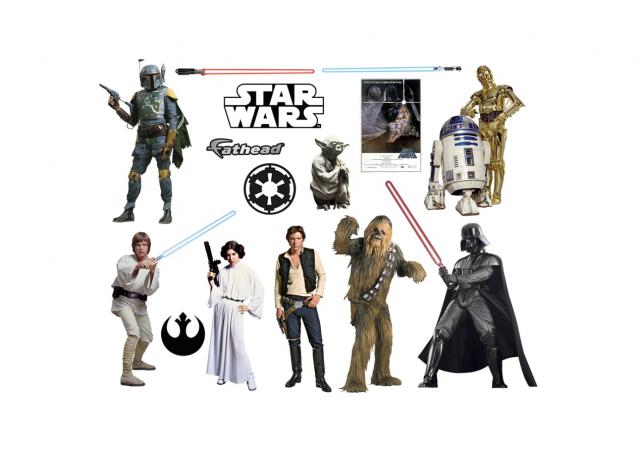 Fathead Star Wars Original Trilogy Characters Collection - Boba Fett ...