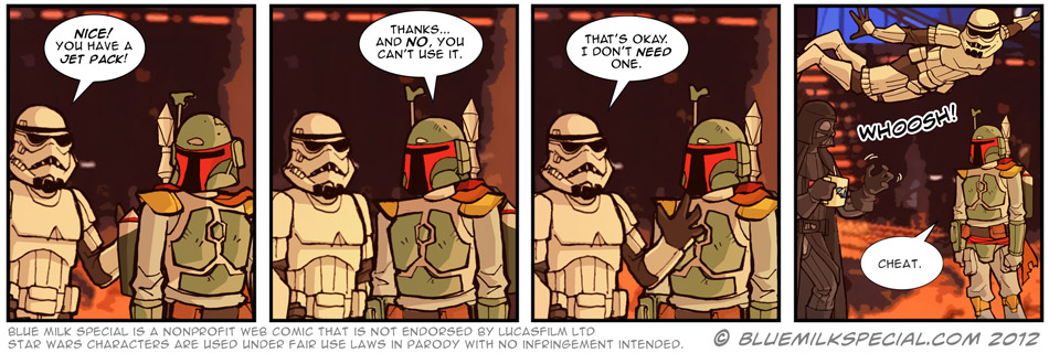 The Empire Strikes Back: Jet Pack Envy? (October 12, 2012) - Image ...