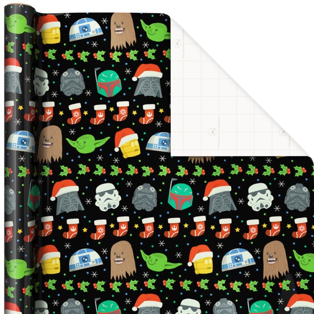 Hallmark Star Wars Faces Christmas Wrapping Paper Image Galleries Boba Fett Fan Club